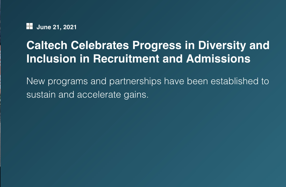 The New Caltech Experience - Los Angeles Journal