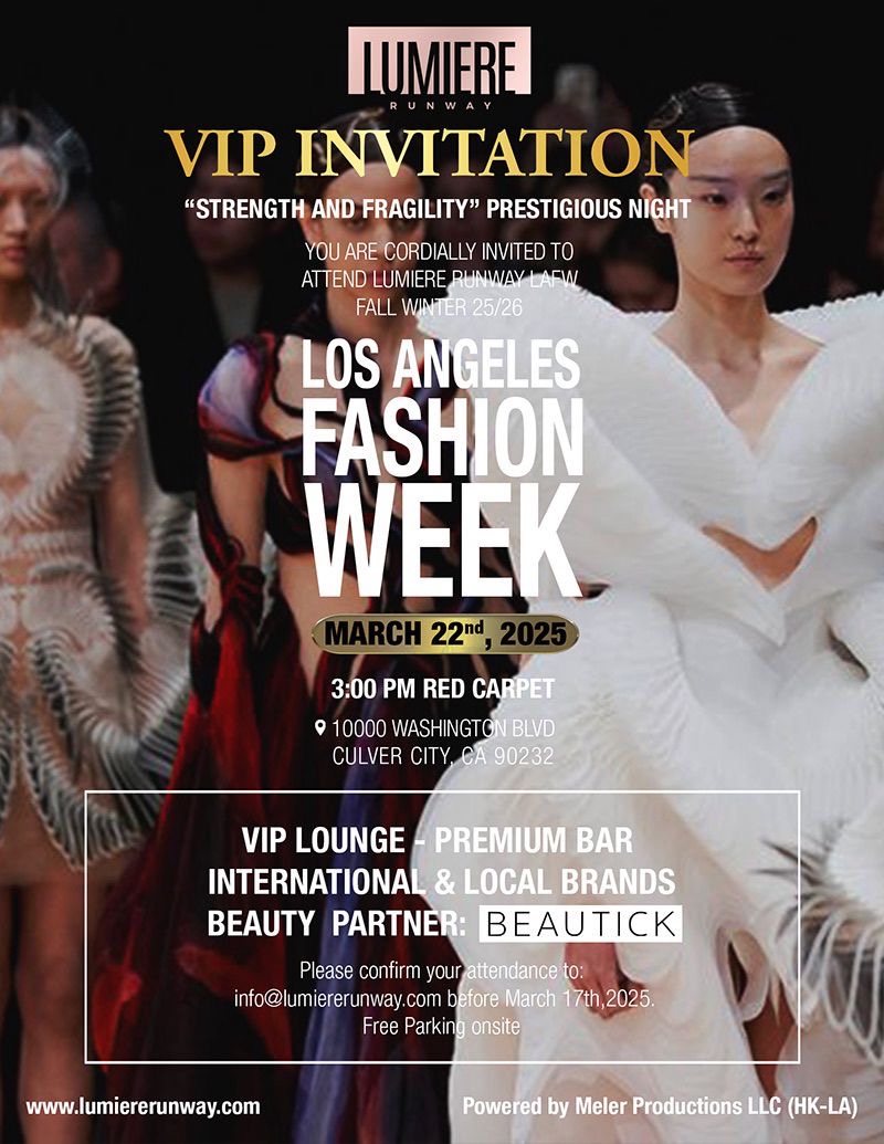 Lumiere Runway Presents Los Angeles Fashion Week Fall/Winter 25/26 ...